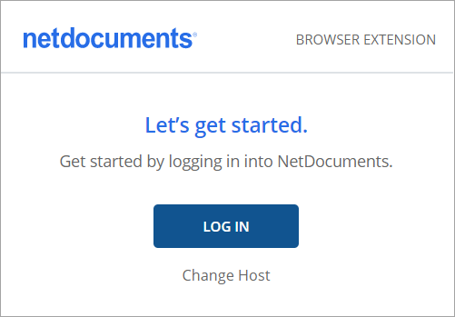 How to Use the NetDocuments Browser Extension