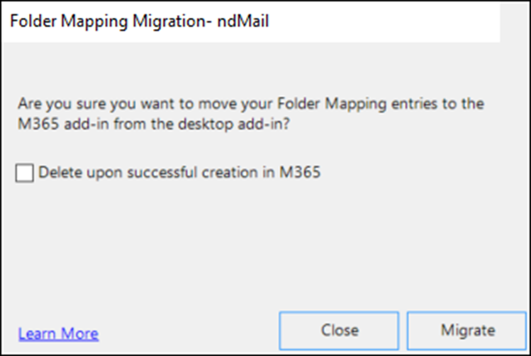 Migrating Your Folder Mappings from ndMail to M365 Solutions