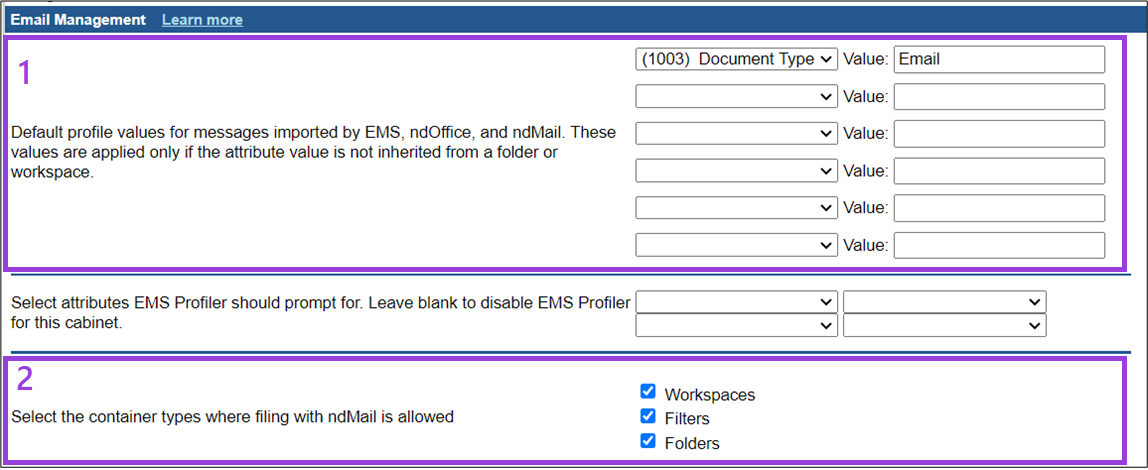 ndMail Administration
