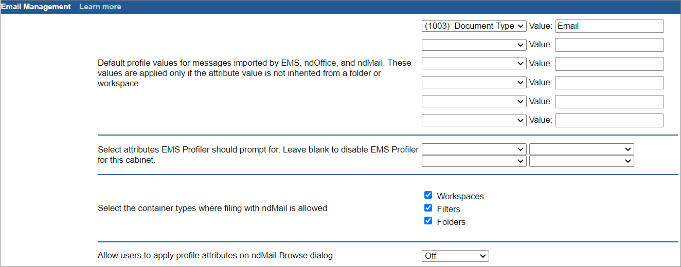 Cabinet Administration Overview