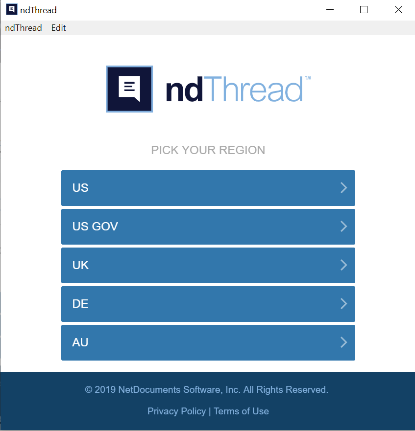 NetDocuments ndThread