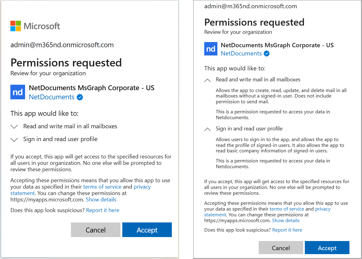 Setting up Microsoft Graph API Filing - Targeted Mailbox Access Option
