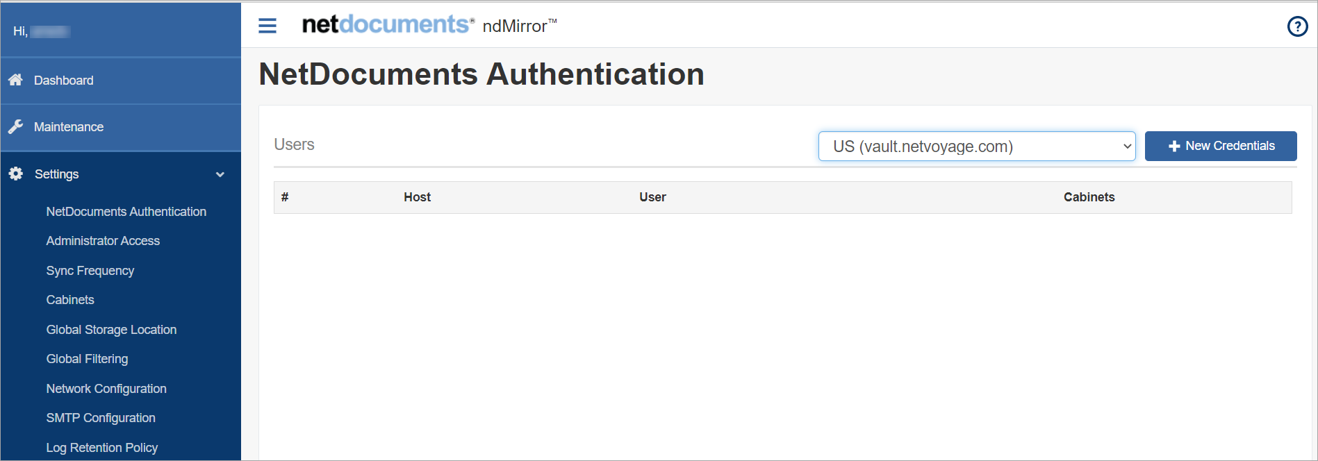 Web Administrative Dashboard
