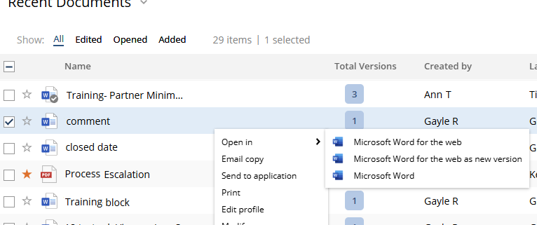 Microsoft Office 365 for NetDocuments