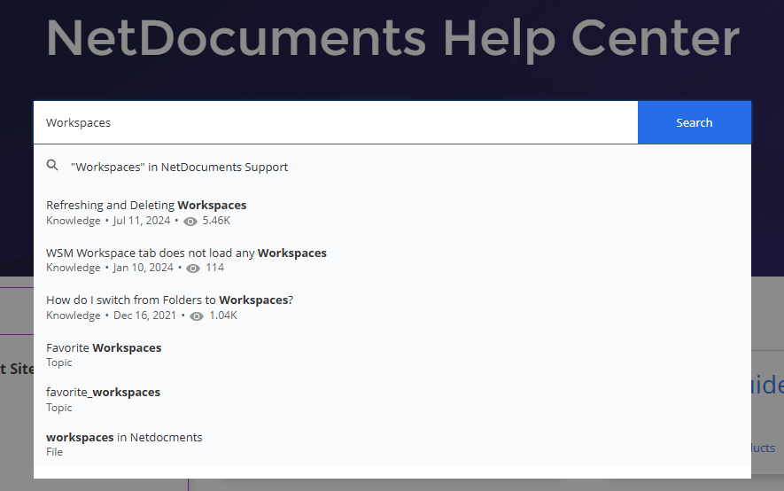 How to Use the Support Site