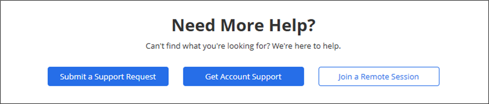 How to Use the Support Site