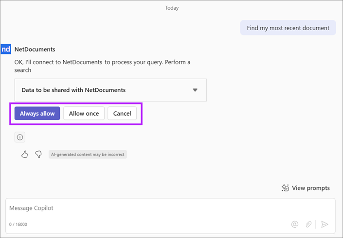 NetDocuments Copilot