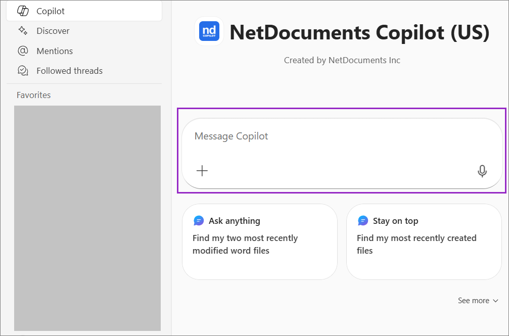 NetDocuments Copilot